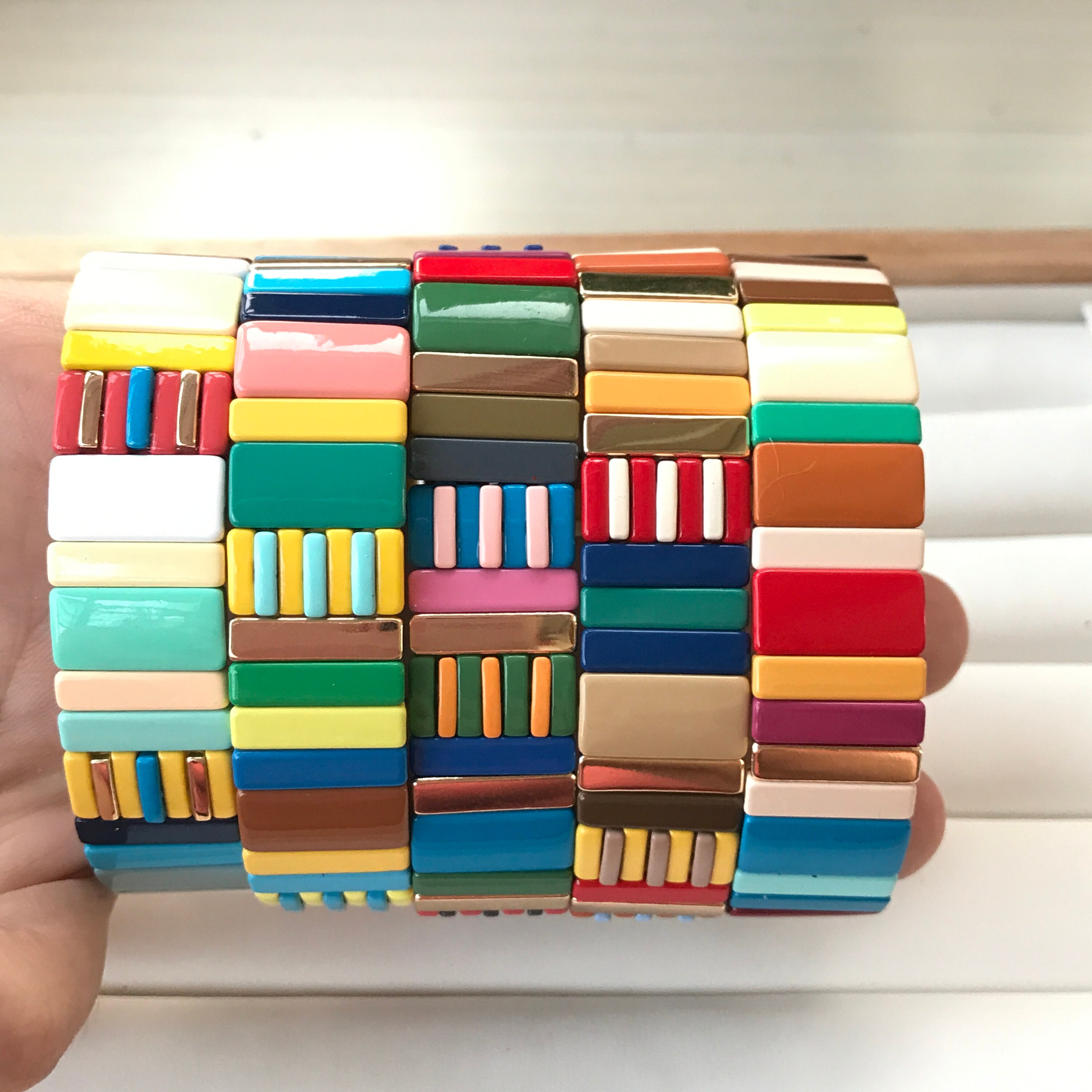 10Style choiceSummer Color Enamel Tile BraceletColorful Tile | Etsy