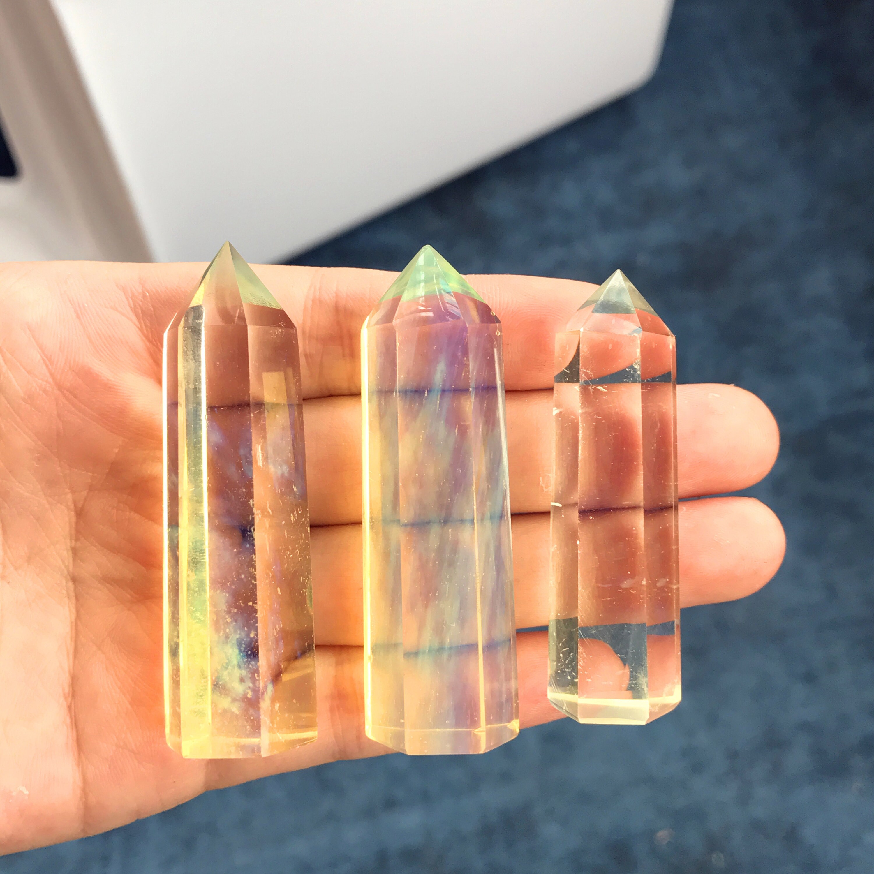 Clear Smelt Yellow Quartz TowerYellow Smelting Crystal | Etsy