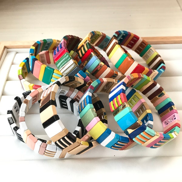Tile Bracelets - Etsy