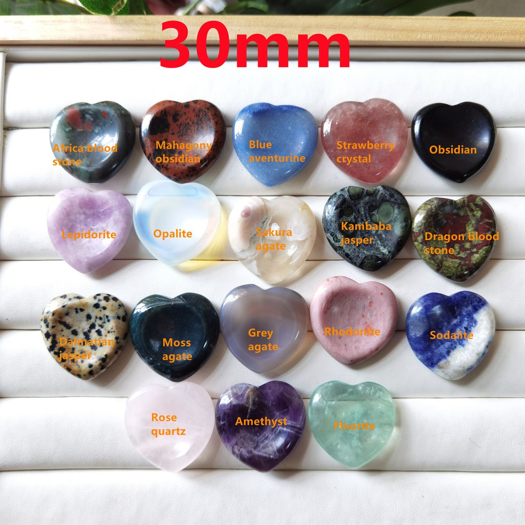 18 Stonescrystal Worry Stonehealing Crystal Worry - Etsy