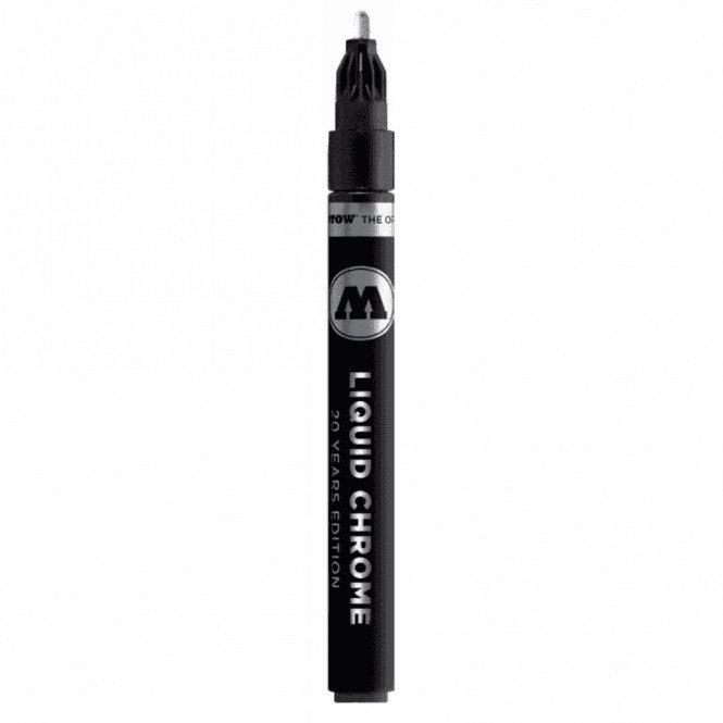 Molotow Liquid Chrome Marker - Mirror Effect Silver Pen - Alcohol Based ...