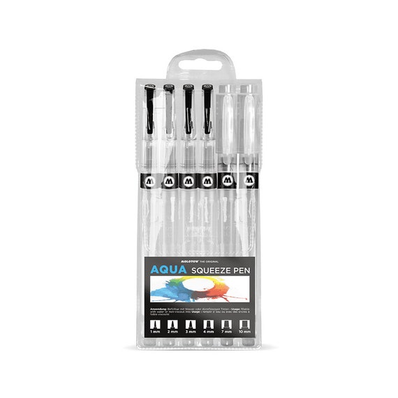 - 4-8mm Chisel Marker Pack Flowmaster Pump Pen Bundle 6 Molotow 327HS ...