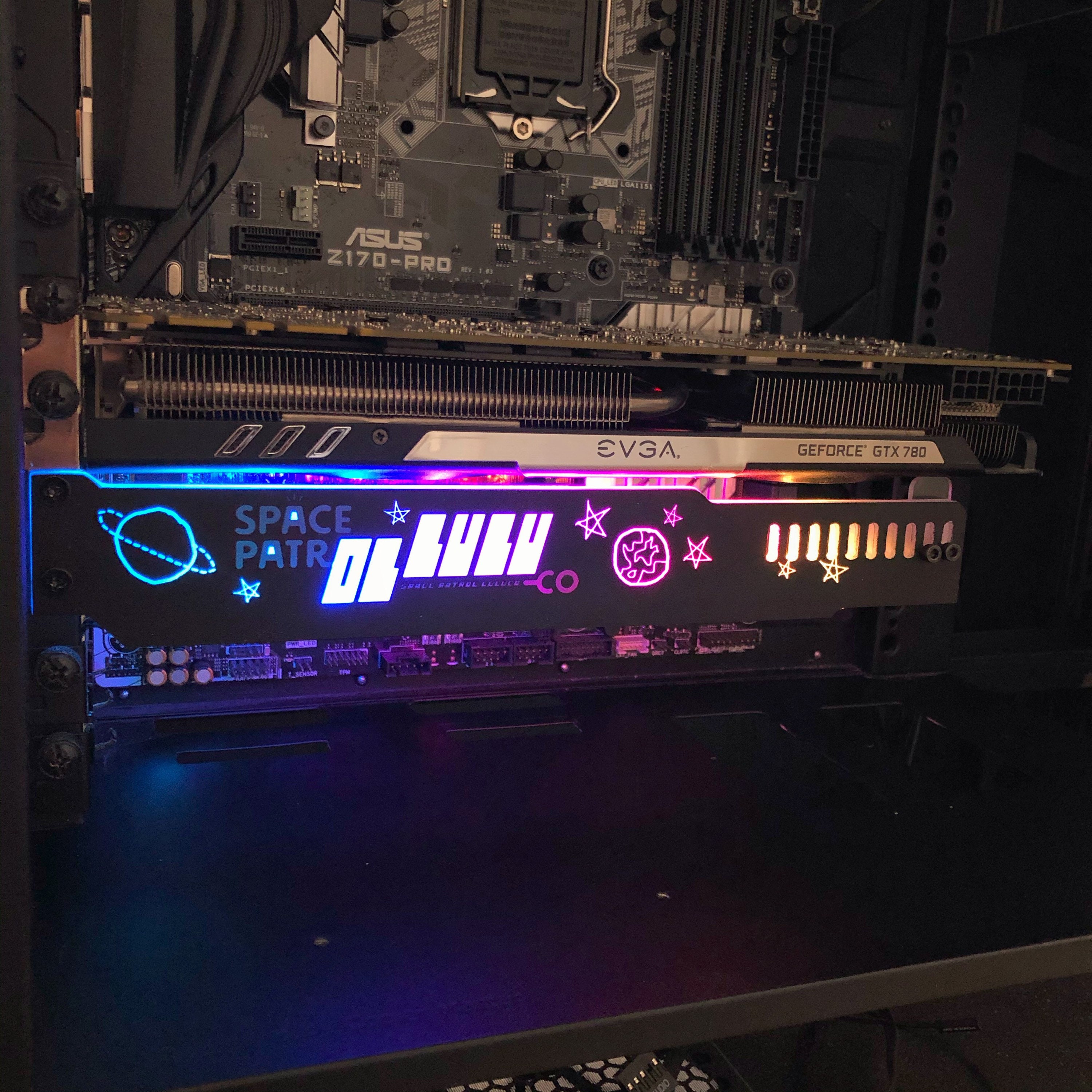Custom Printed A-RGB GPU Support Bracket | Etsy