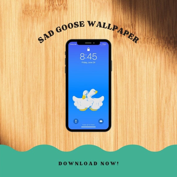 Sad Goose Phone Wallpaper - Etsy