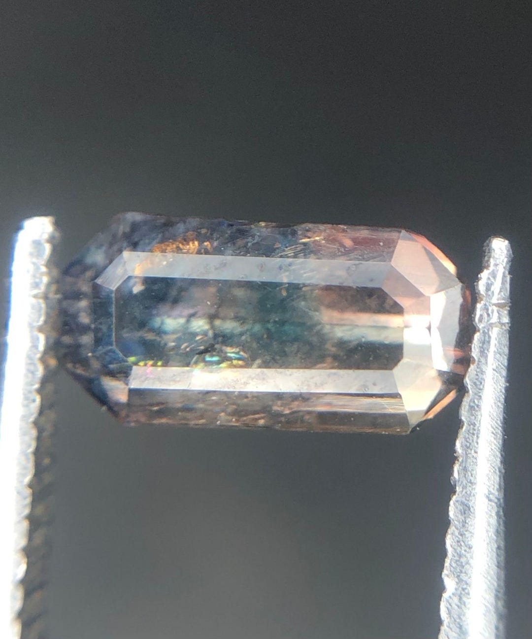 Rare Blue Phantom Axinite Top Cut Gemstone From Pakistan - Etsy