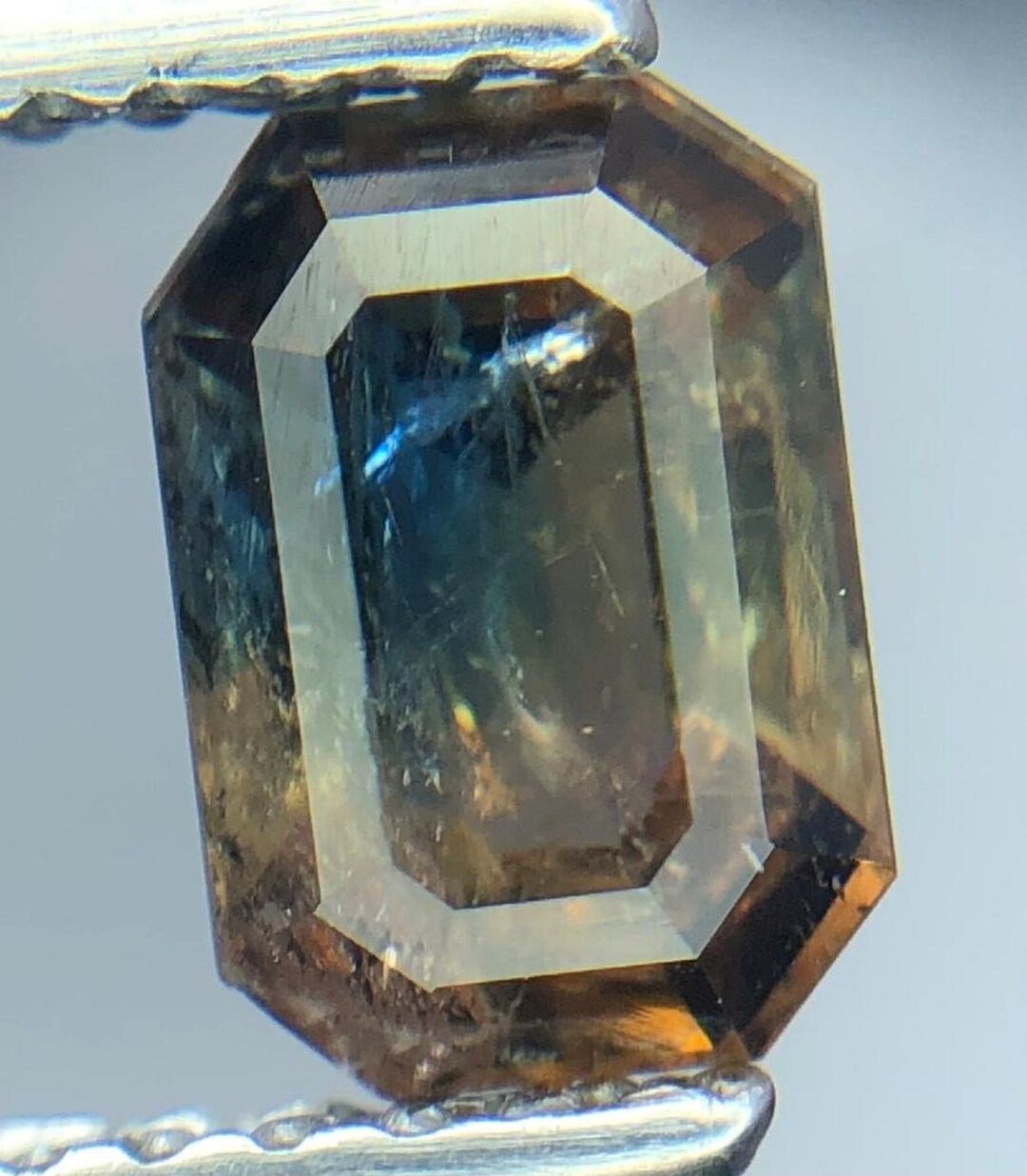 Rare Blue Phantom Axinite Top Cut Gemstone From Pakistan - Etsy