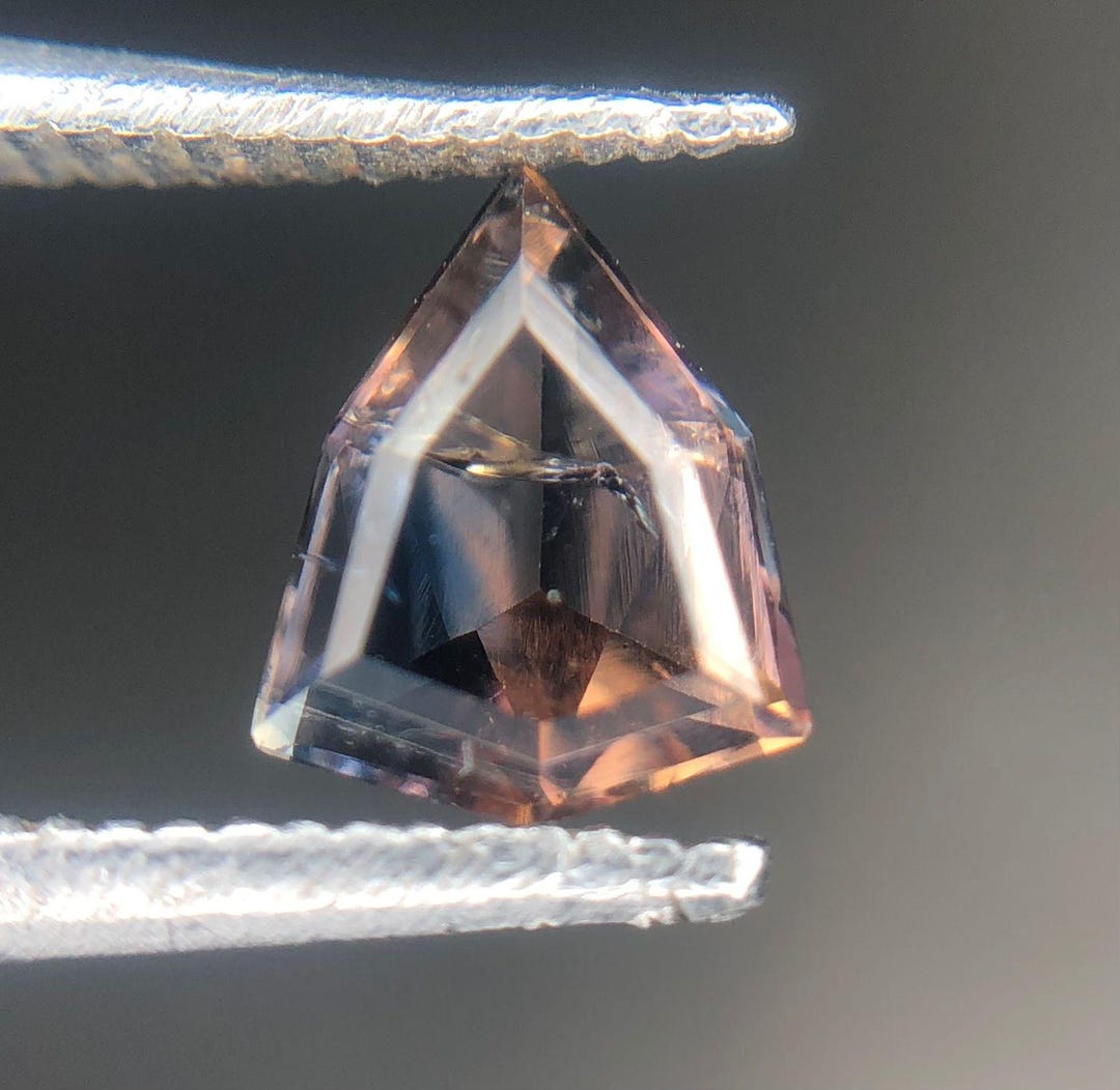 Rare Blue Phantom Axinite Top Cut Gemstone From Pakistan - Etsy