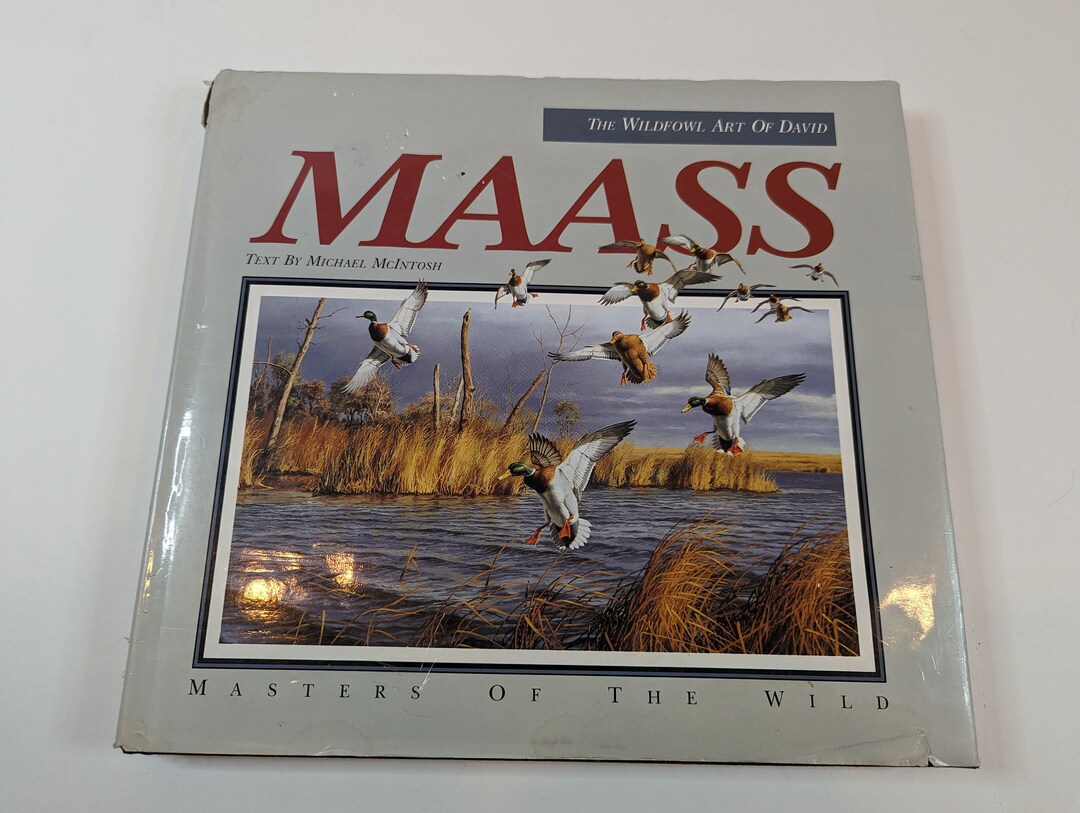 The Wildfowl Art of David Maass 1990 Coffee Table Book Wildlife ...