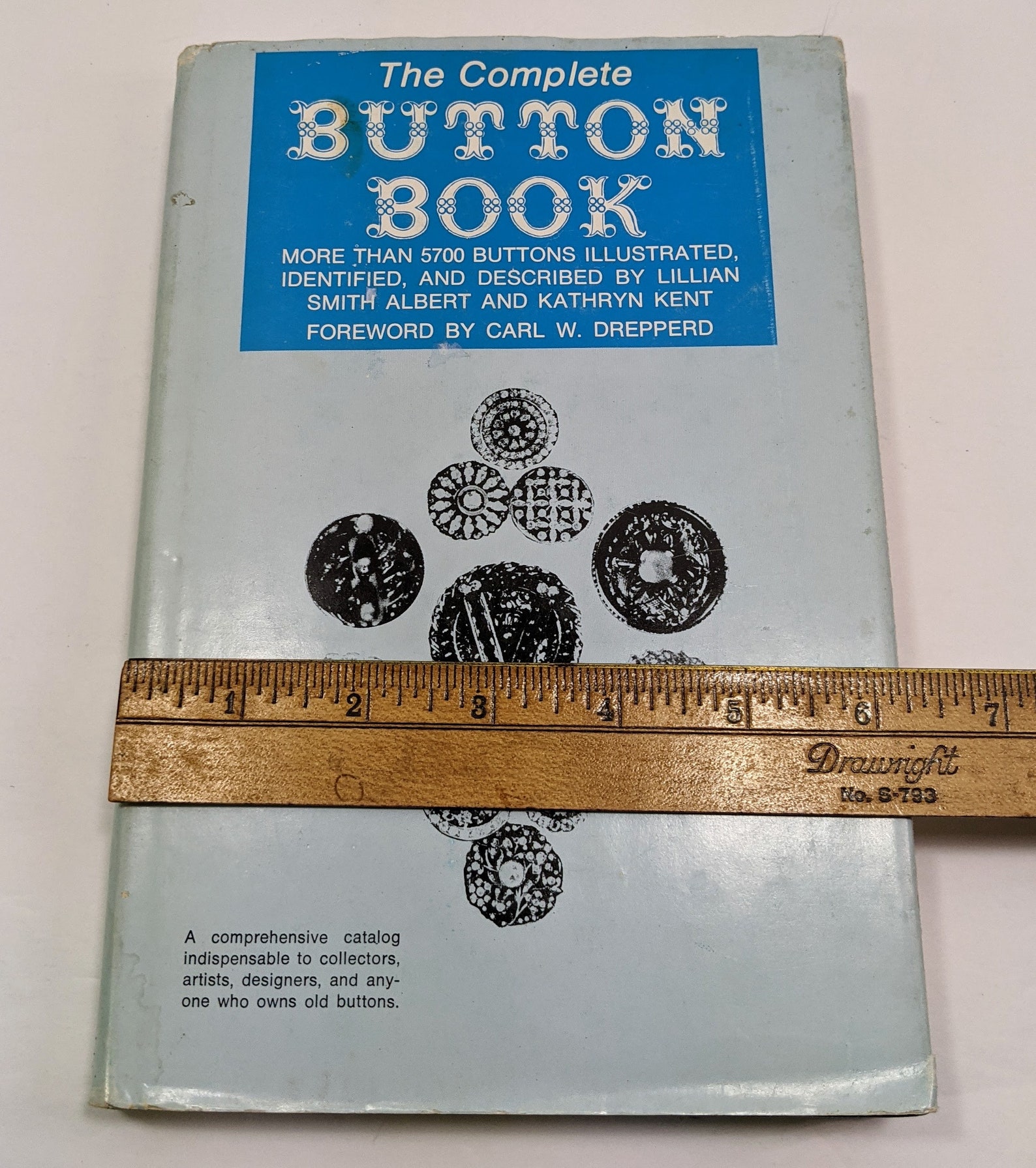 The Complete Button Book vintage 1971 Albert Kent HB Dustcover | Etsy