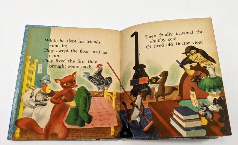 Dr. Goat Whitman Tell A Tale Books 1950 Childrens Rare animal | Etsy