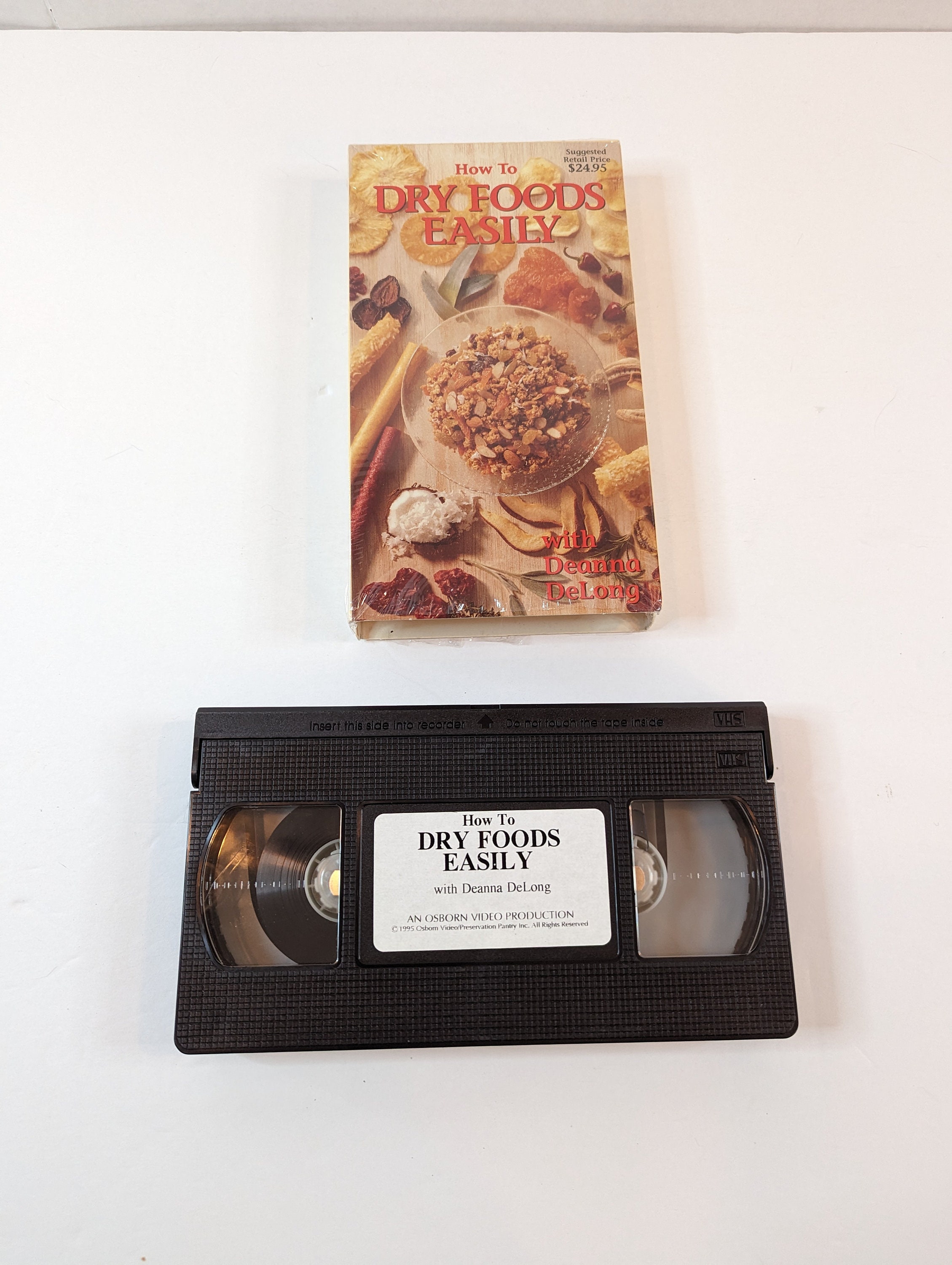 How to Dry Foods Easily VHS Tape Deanna Delong Food - Etsy