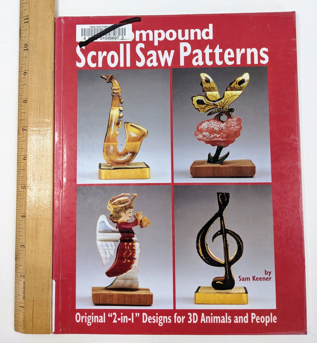 128 Compound Scroll Saw Patterns Original 2 in 1 Designs for - Etsy