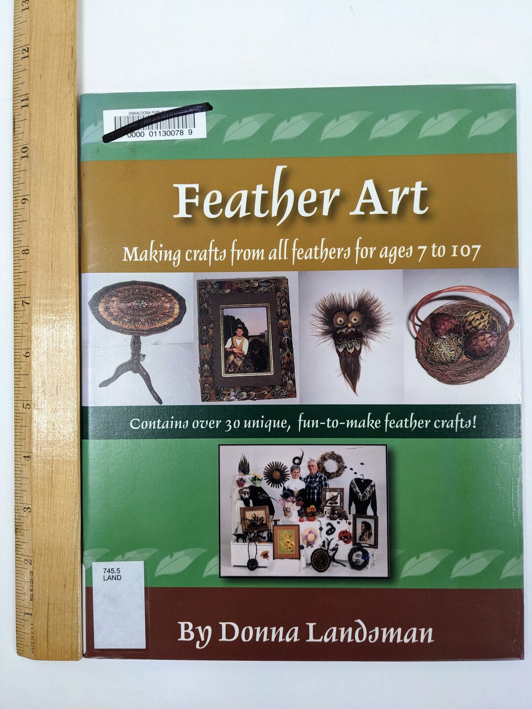 Feather Art Book Making Crafts From All Feathers Landsman 30 Crafts DIY ...