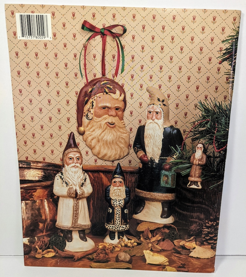 Santa and Friends 1990 Pipka Patterns Folk Painting Christmas Holidays ...