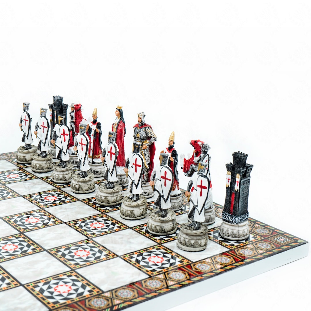 Ottoman Crusader Chess Set 36 Cm 14 Handmade - Etsy UK