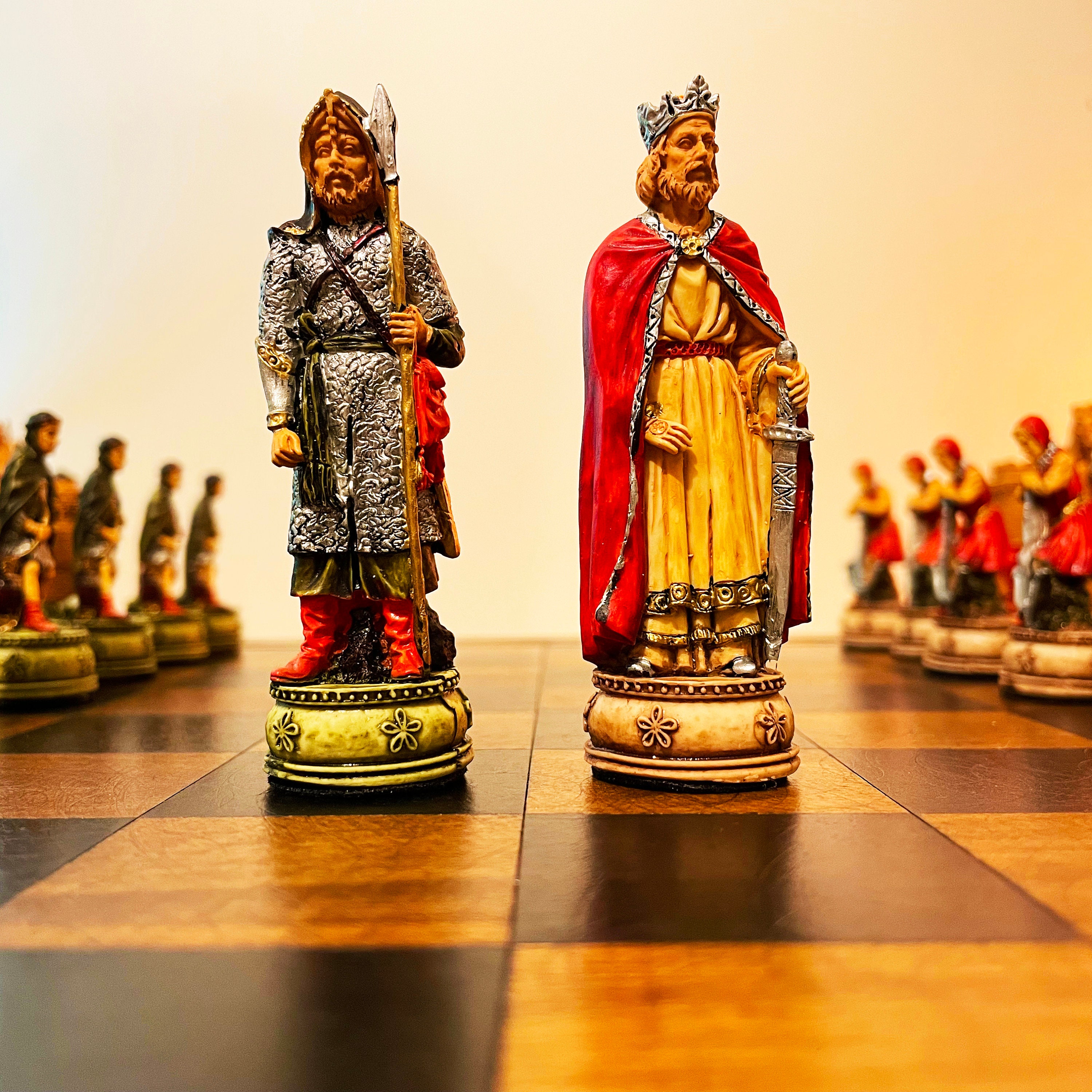 Ancient History Chess Set King Arthur Camelot Glossy Solid - Etsy UK