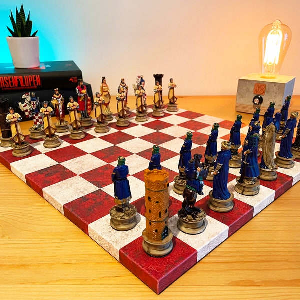 Leather Chess Set - Etsy
