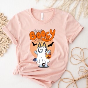 Booey Halloween Shirt, Cute Bluey Ghost T-shirt, Funny Spooky Season ...