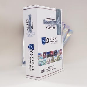 Shifting Tides Advanced Tactics - Tidal Box - 10 Booster Packs- 80 Random Cards - First Print - Etsy