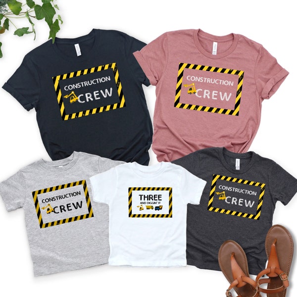 Construction Crew Shirt - Etsy