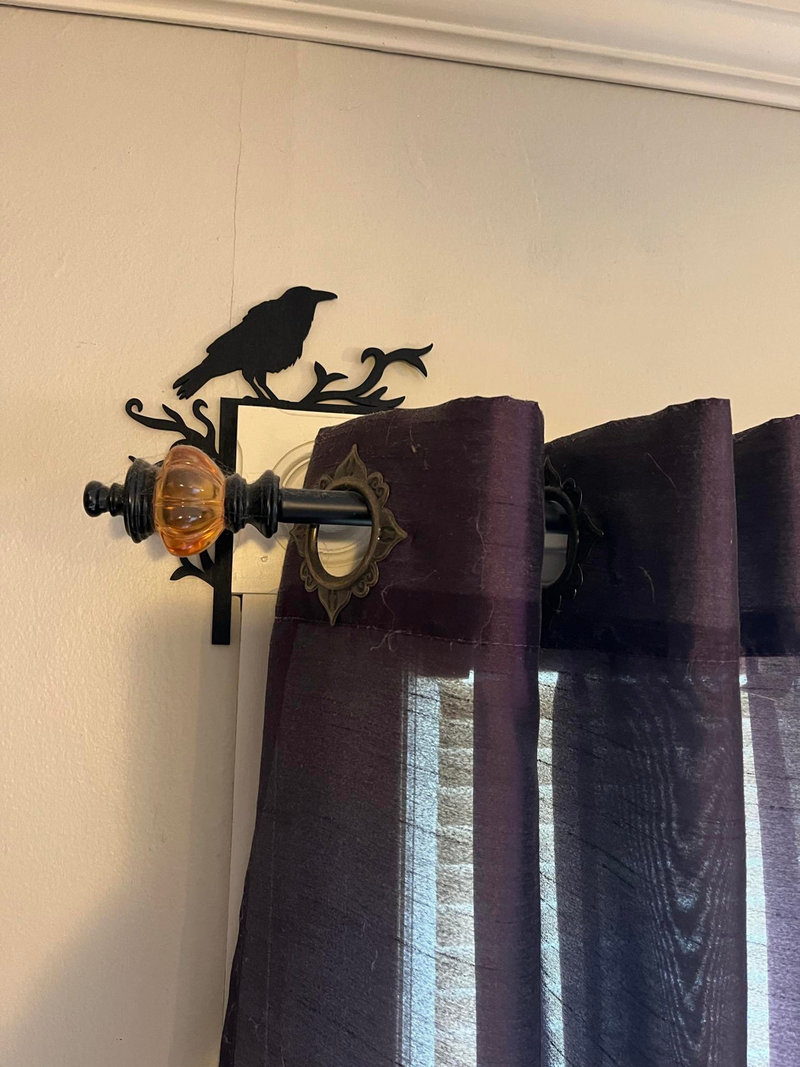 Raven Door Corner Decor, Door Decor - Etsy