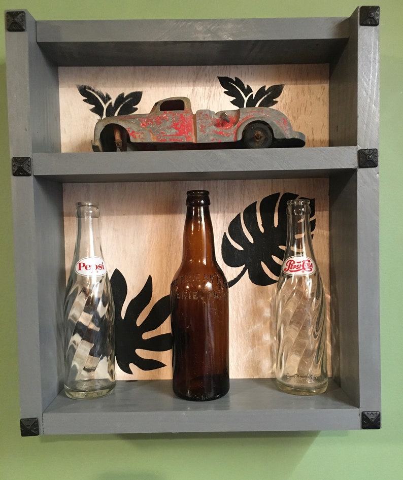 Vintage and New Shadow Box, Bottles Can Mix and Match, Pepsi Bottles ...