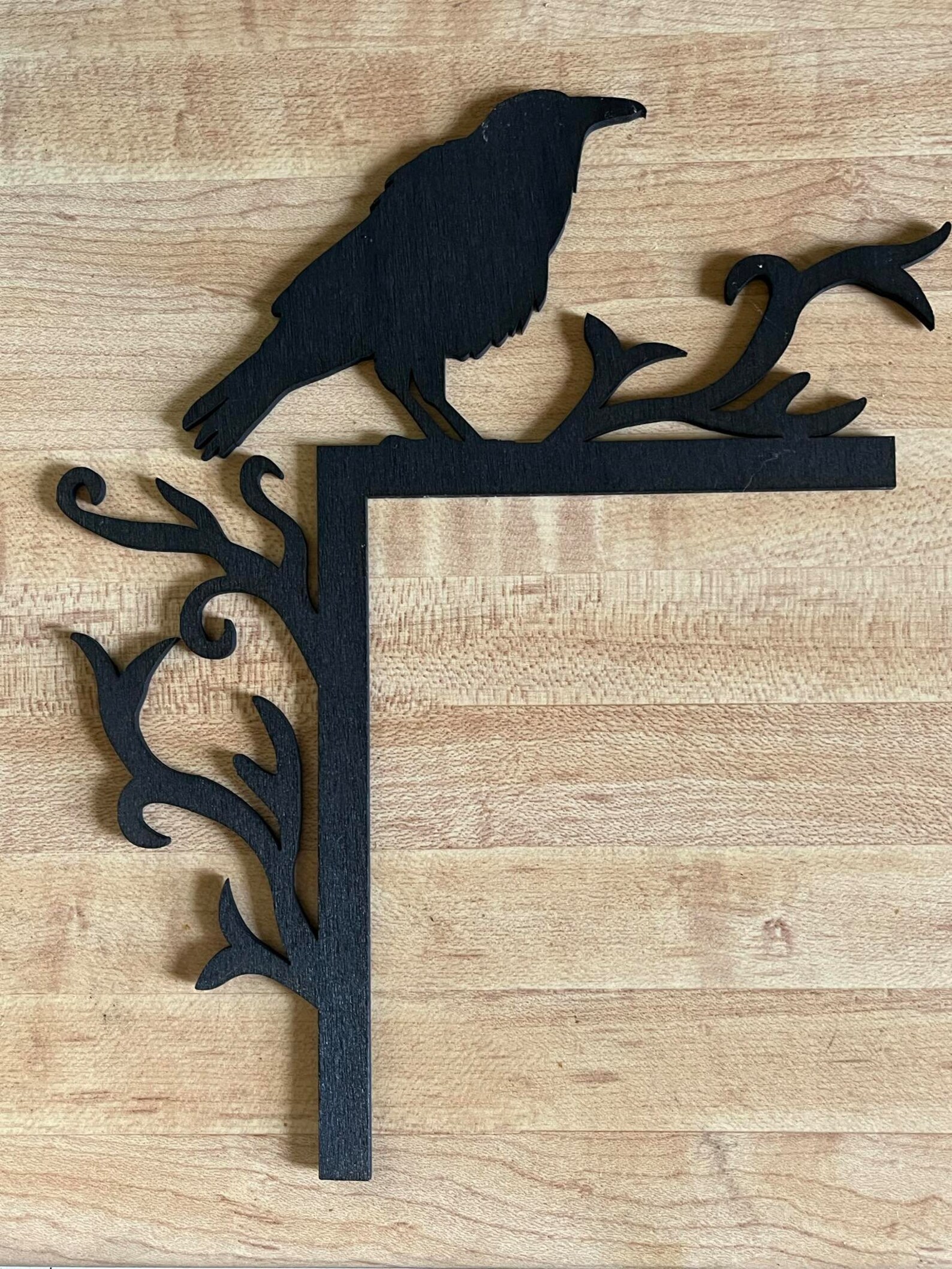 Raven Door Corner Decor, Door Decor - Etsy