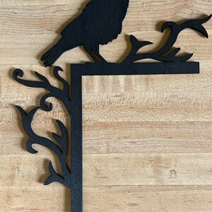 Raven Door Corner Decor, Door Decor - Etsy