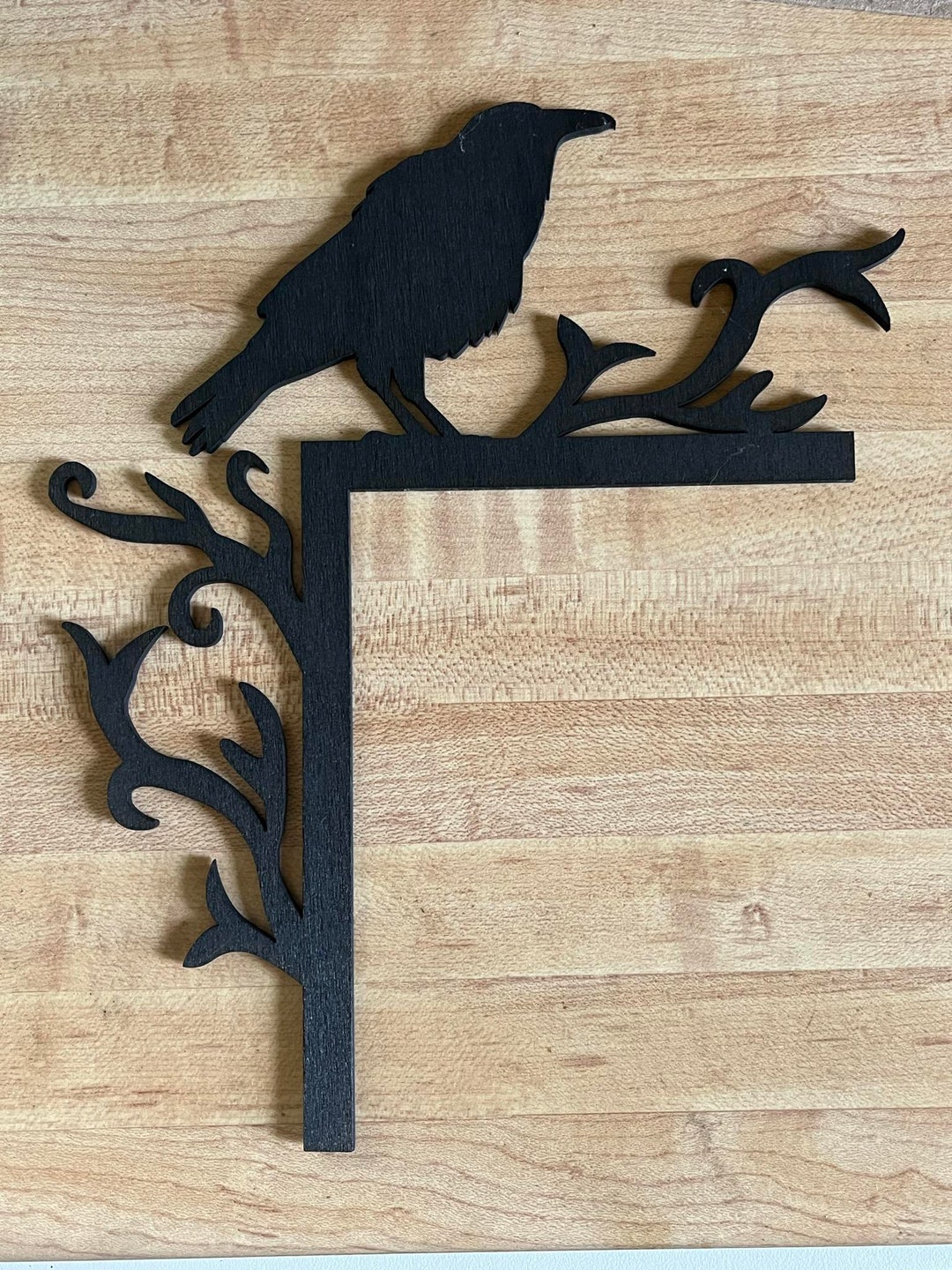 Raven Door Corner Decor, Door Decor - Etsy