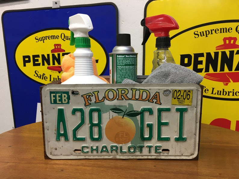 License Plate Box, Florida State, Decorative Storage Box, License Plate ...