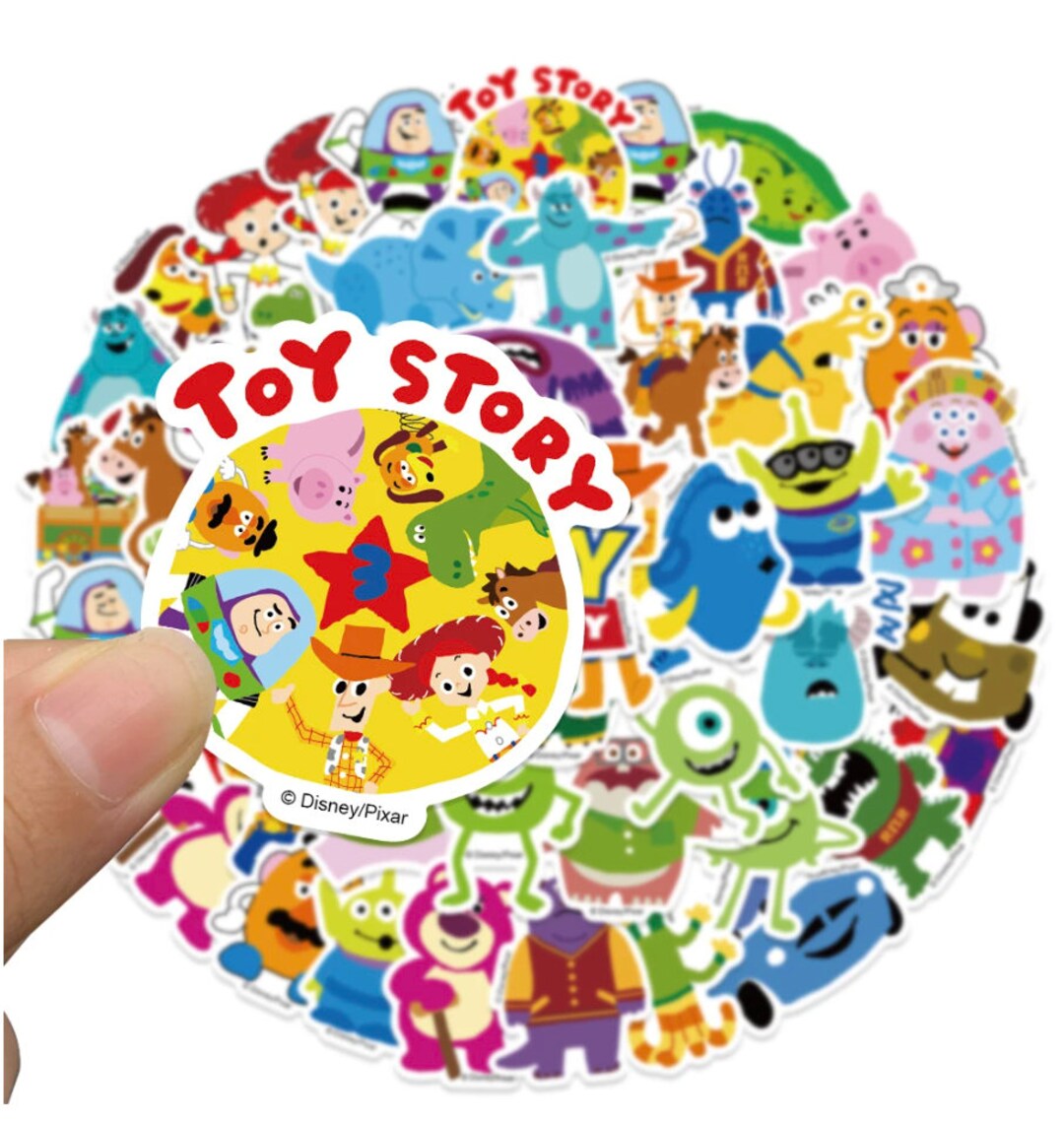 Cute Disney Character Toy Story Cartoon Vinyl Stickers Aesthetic Laptop ...