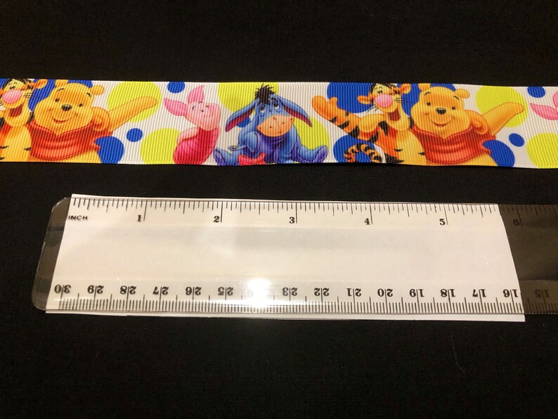 Winnie the Pooh Tigger Eeyore Piglet Grosgrain Ribbon for Gift Wrapping ...