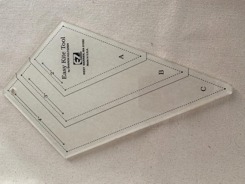 Quilting Ruler Easy Kite Tool by Sharon Hultgren. Quilting. Kite ...