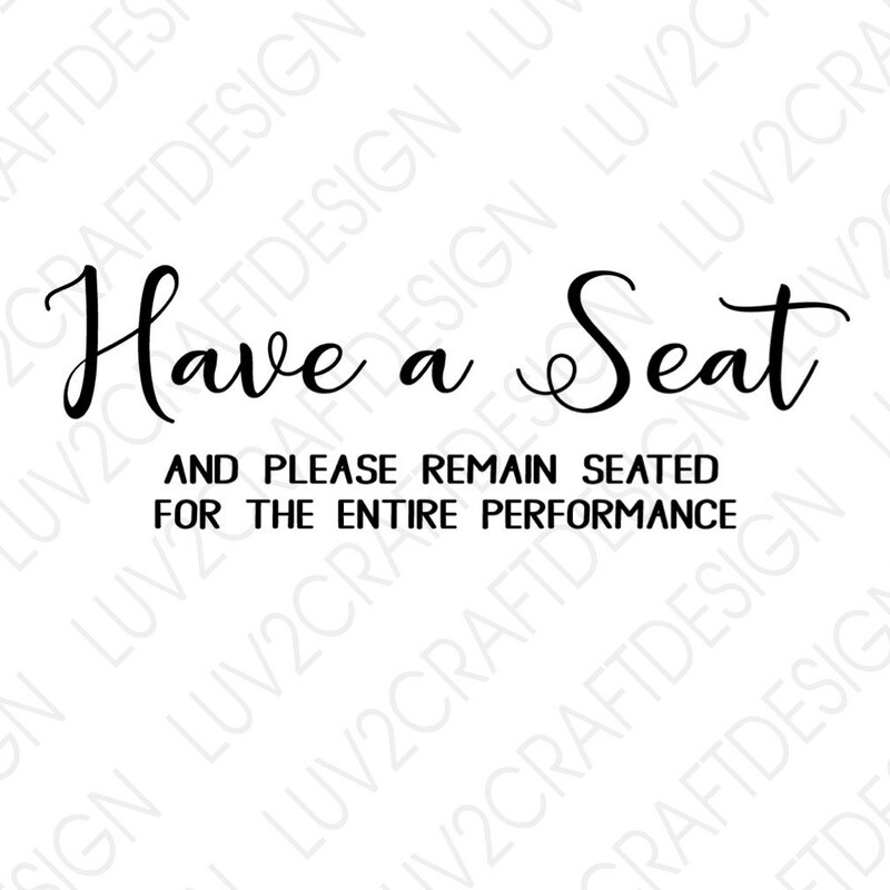 Please Remain Seated - Etsy