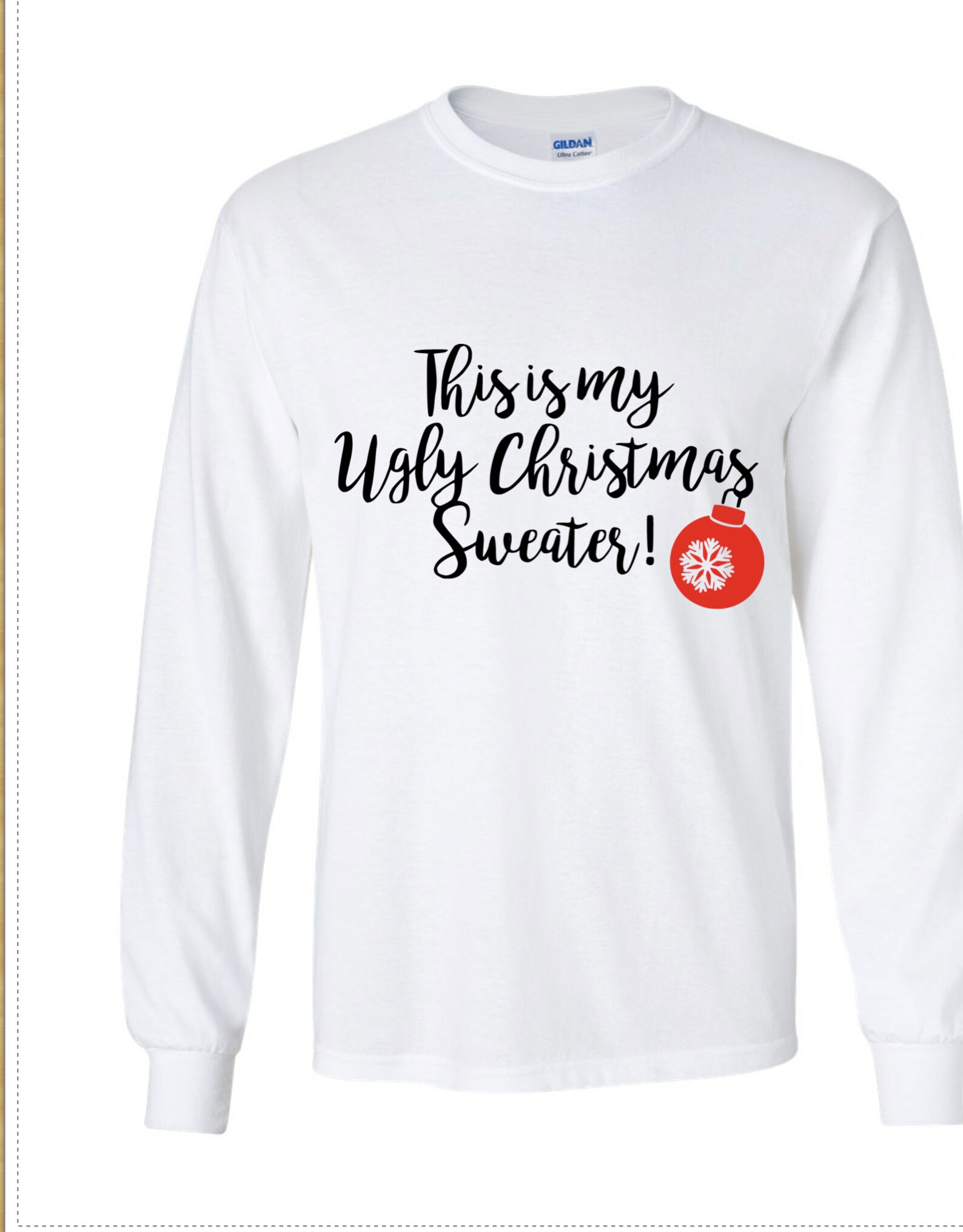 This is My Ugly Christmas Sweater for Cut Out With Cricut / - Etsy