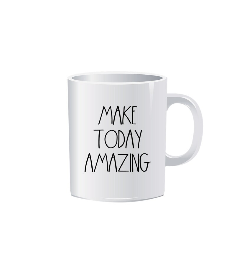SVG/PNG/JPG download Rae Dunn Inspired Make Today Amazing | Etsy