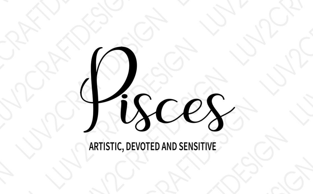 Zodiac - Pisces - Svg/png/jpg/dxf - This is a Digital Download ...