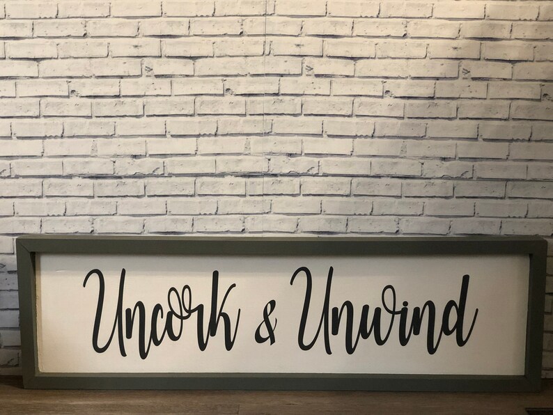 Svg/dxf/png/jpg Uncork & Unwind Cute Saying for Wine - Etsy