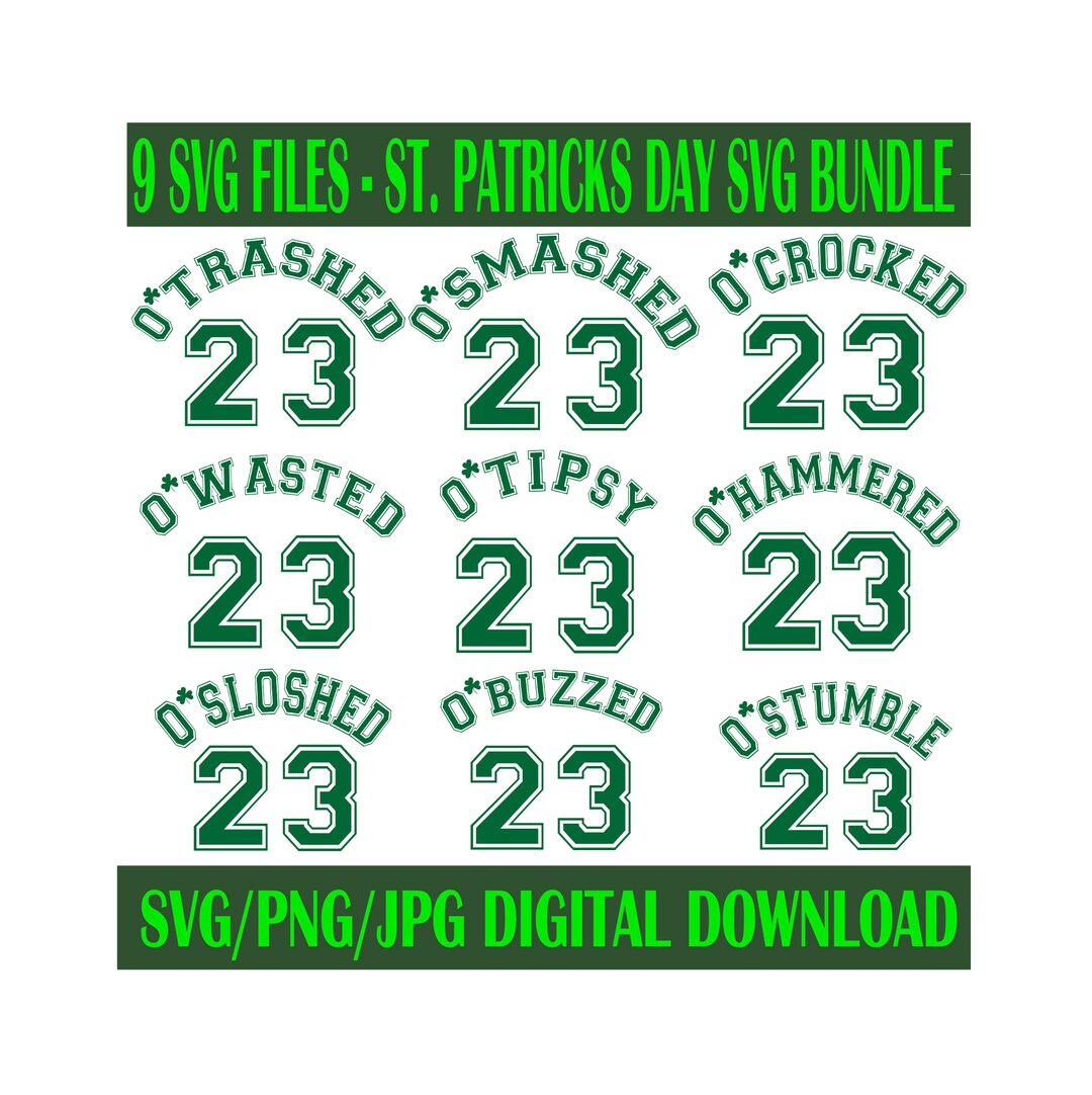 SVG/PNG/JPG / 9 Svg Files / St Patricks Day Bundle / Group - Etsy