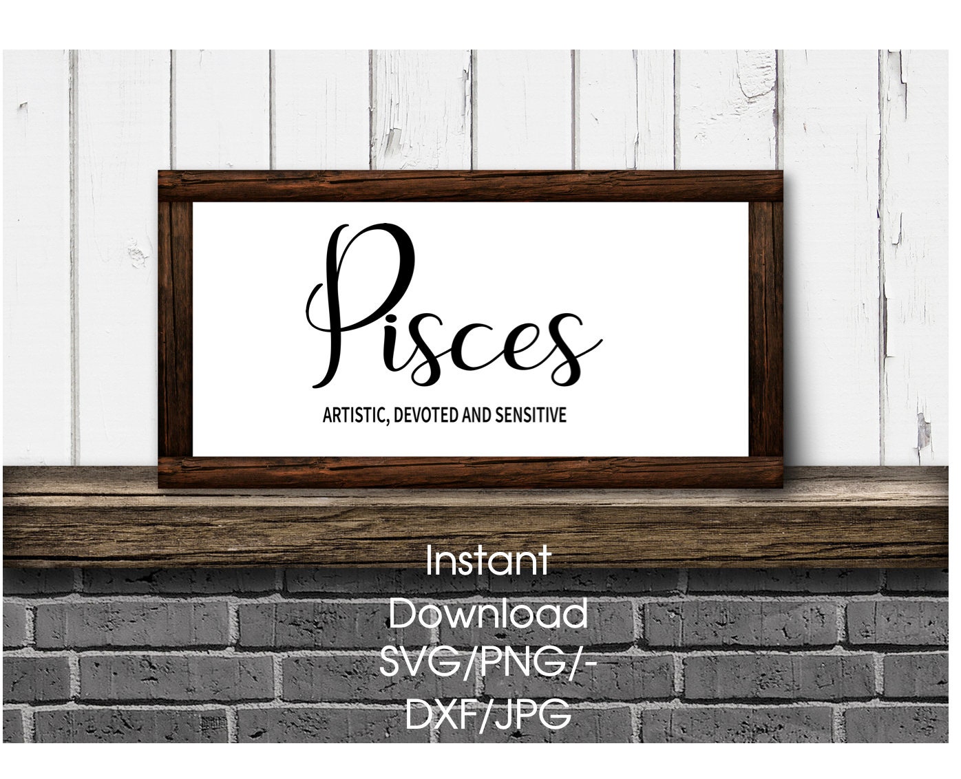 Zodiac Pisces Svg/png/jpg/dxf This is a Digital Download | Etsy