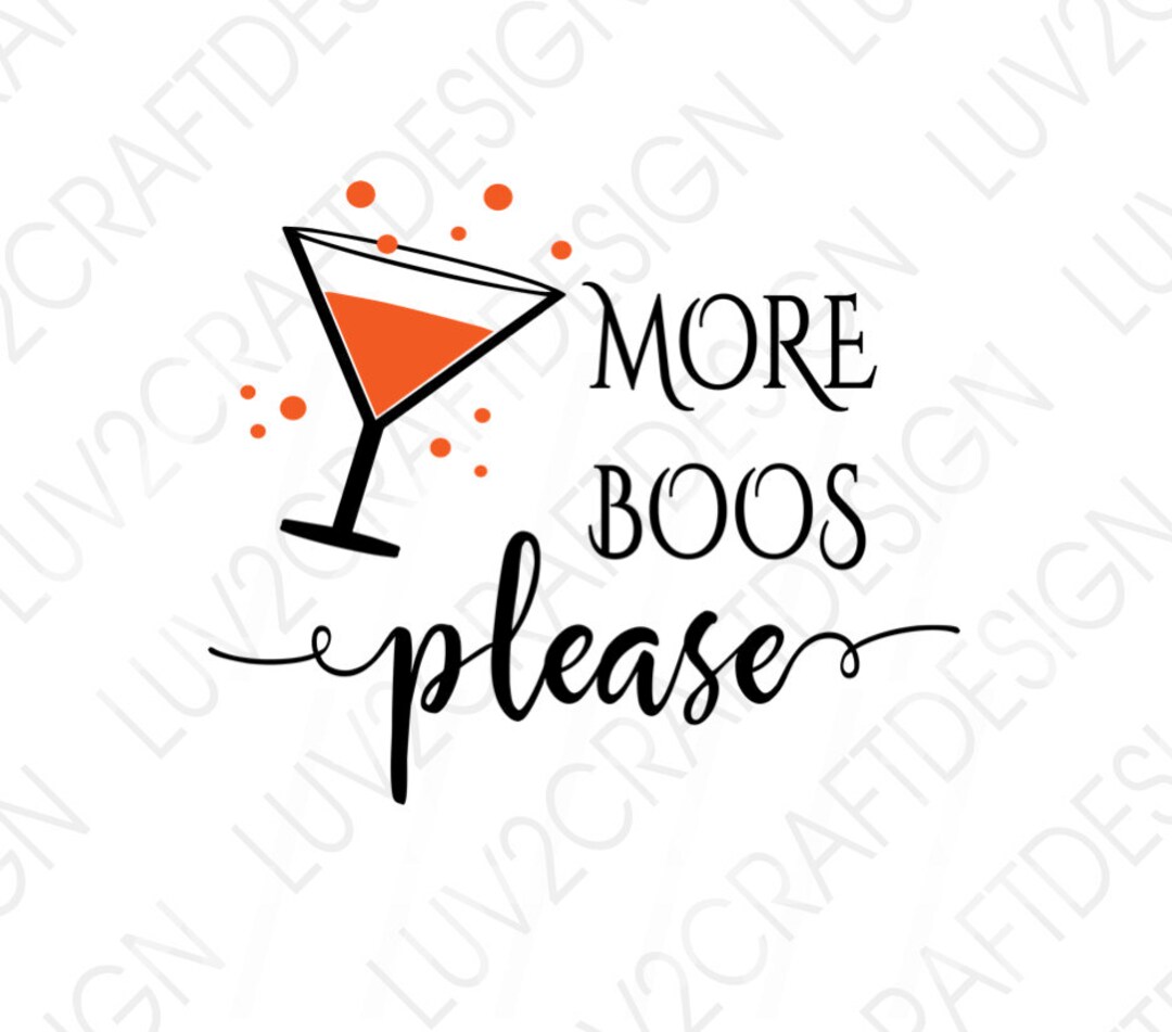 Halloween Svg, Boos Svg, Cocktail Svg, Martini Svg, Fall Svg, SVG/PNG ...