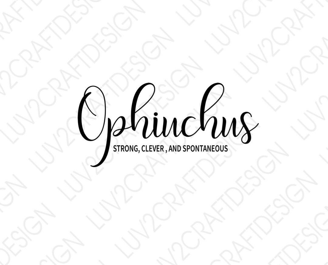 Zodiac - Ophiuchus - Svg/png/jpg/dxf - This is a Digital Download ...