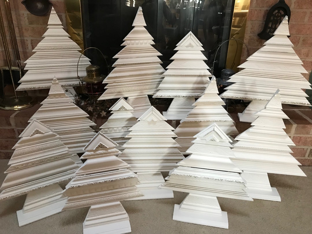 Christmas Trees small, Decorative, Molding - Etsy