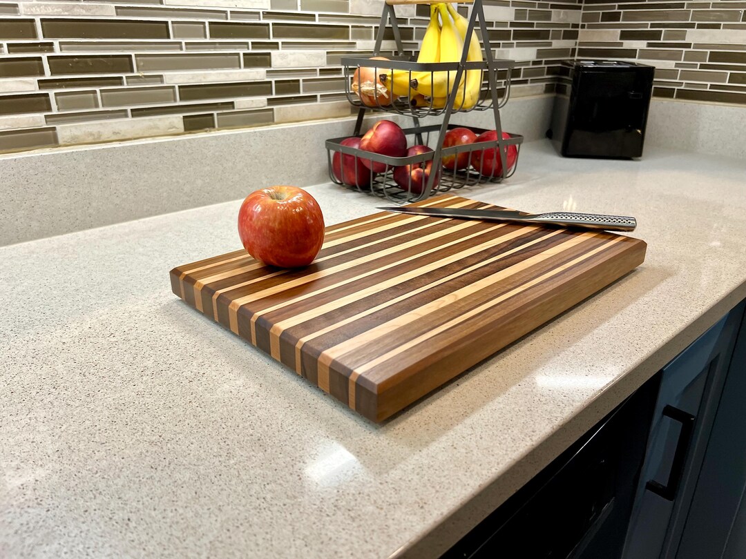 Handmade Wood Cutting Board for Chefs, Home Cooking, and Everyday Use ...