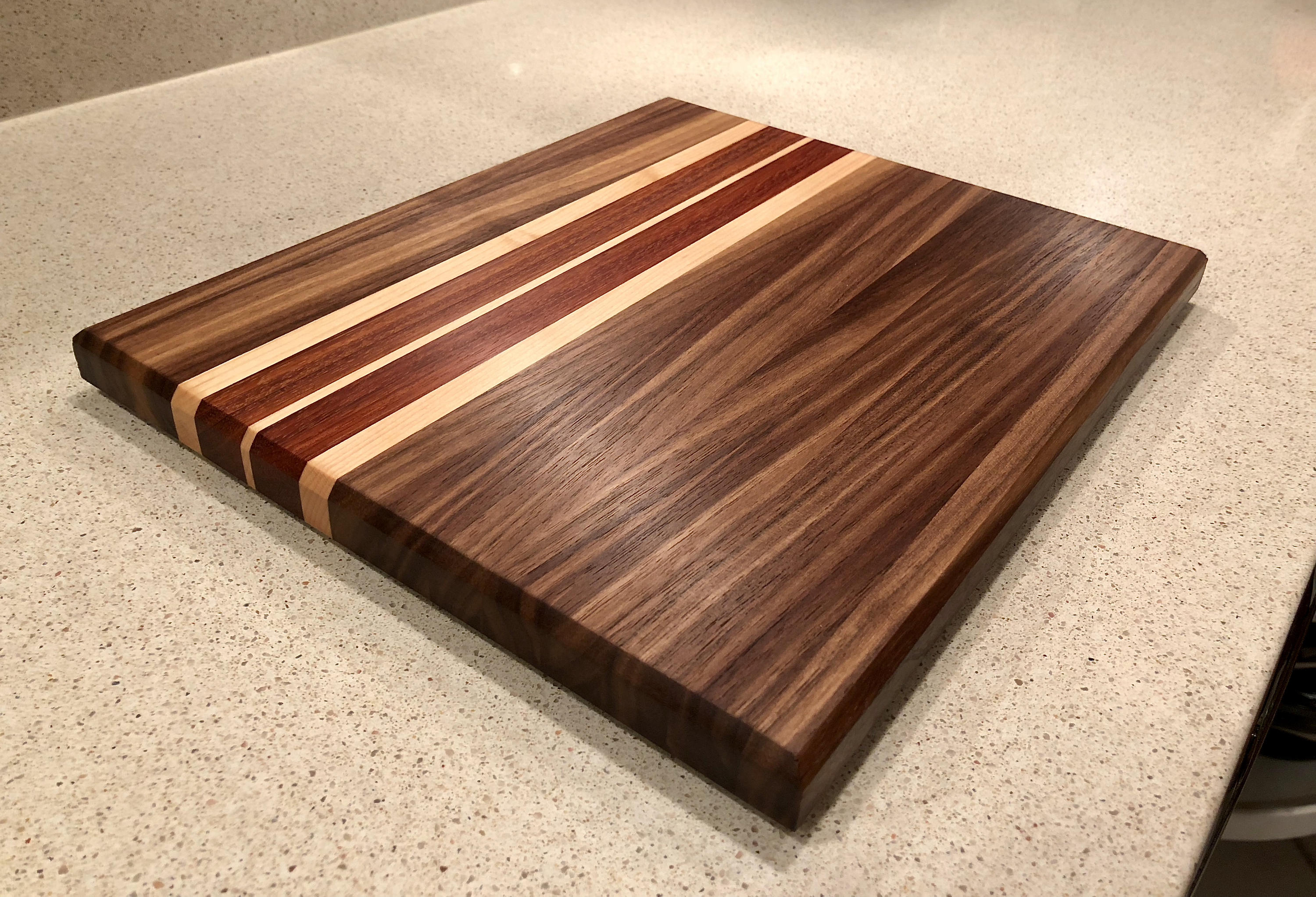 Handmade Wood Cutting Board: Black Walnut Sugar Maple and - Etsy