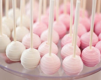 White cake pops | Etsy