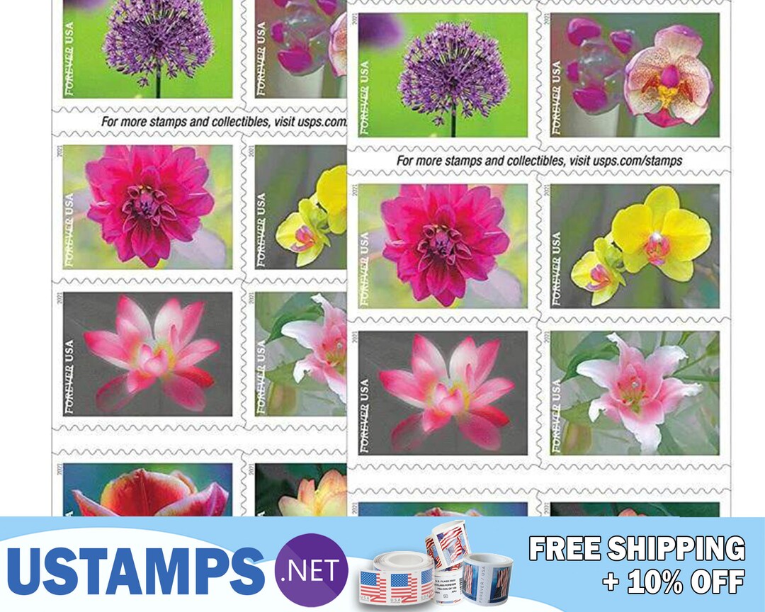 Garden Beauty 2021 Stamsp Invitation Greeting Card Stamps of - Etsy