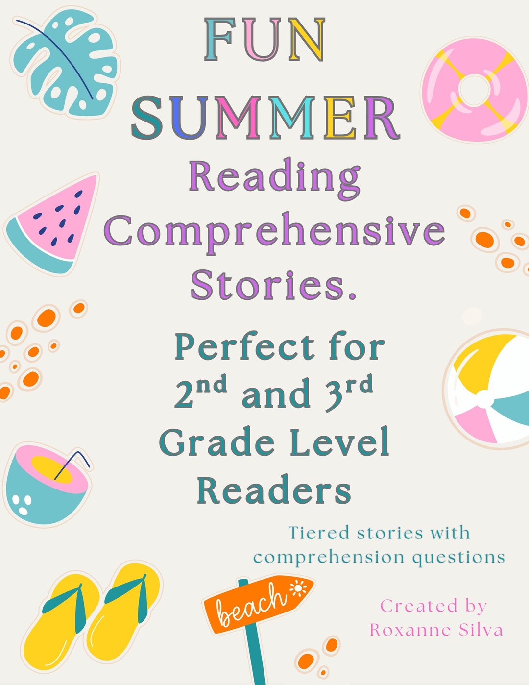 Summer Reading Comprehension Packet | 2nd & 3rd Grade Reading Practice ...
