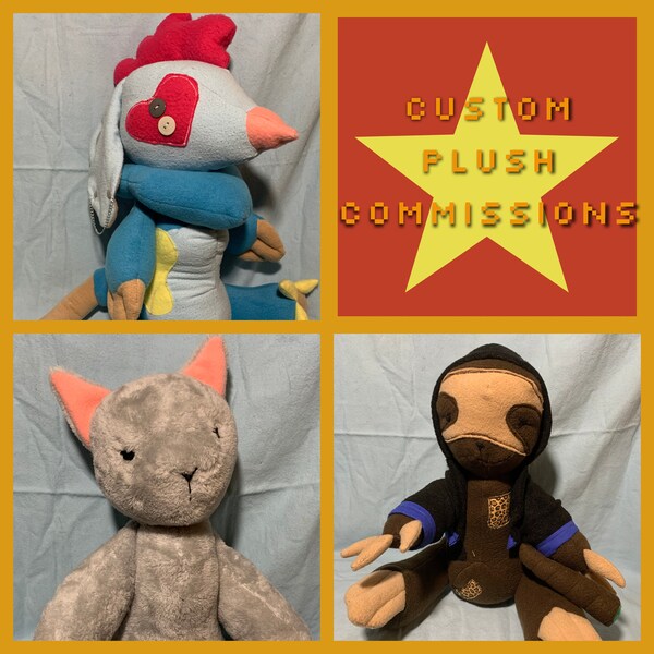 Custom Plush - Etsy