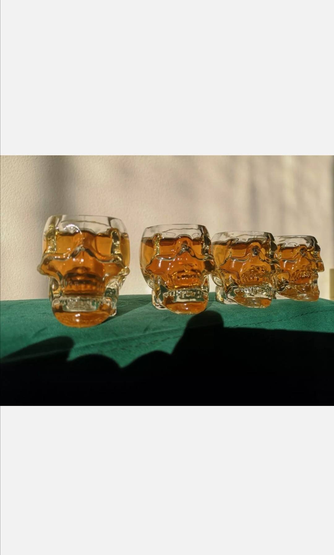 Crystal Skull Head Bottle Skeleton Vodka Whisky Shots Drinking - Etsy